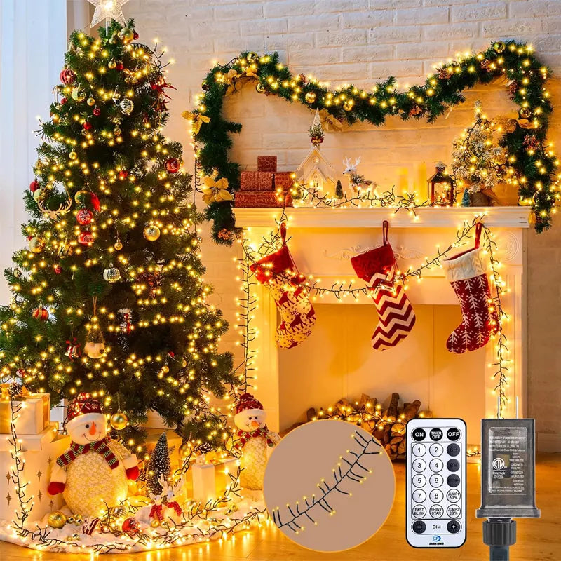 1000 LED 72 Ft Christmas Firecrackers String Lights